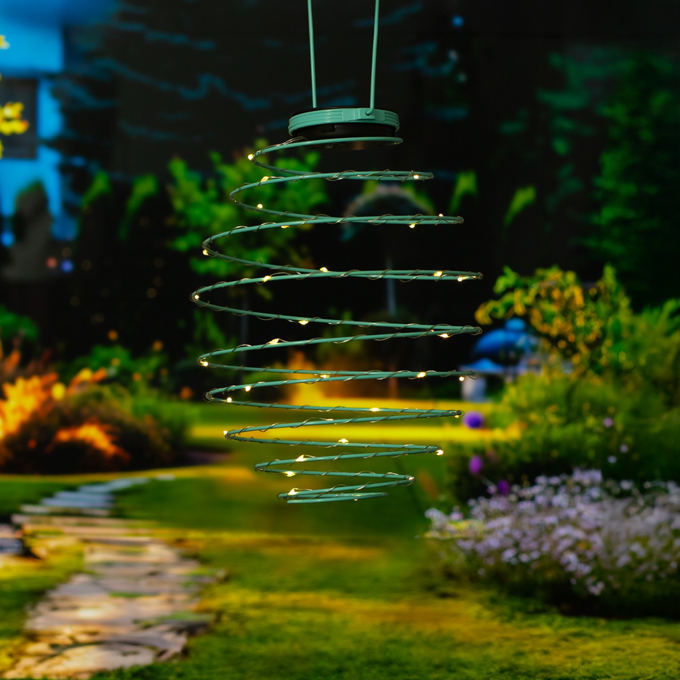 Solar Living Solar Spiral Lantern 29cm | Gardening