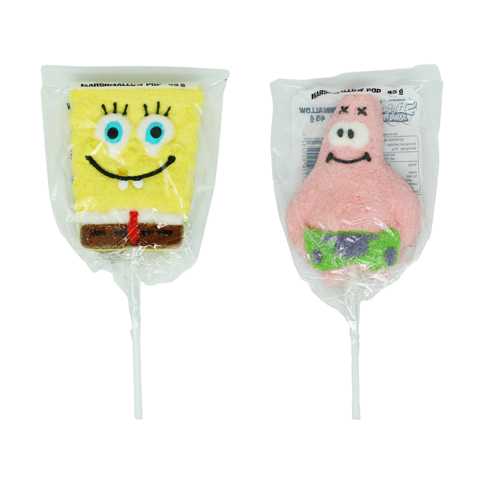 Spongebob Mallow Pop 45g | Confectionery | Crackerjack
