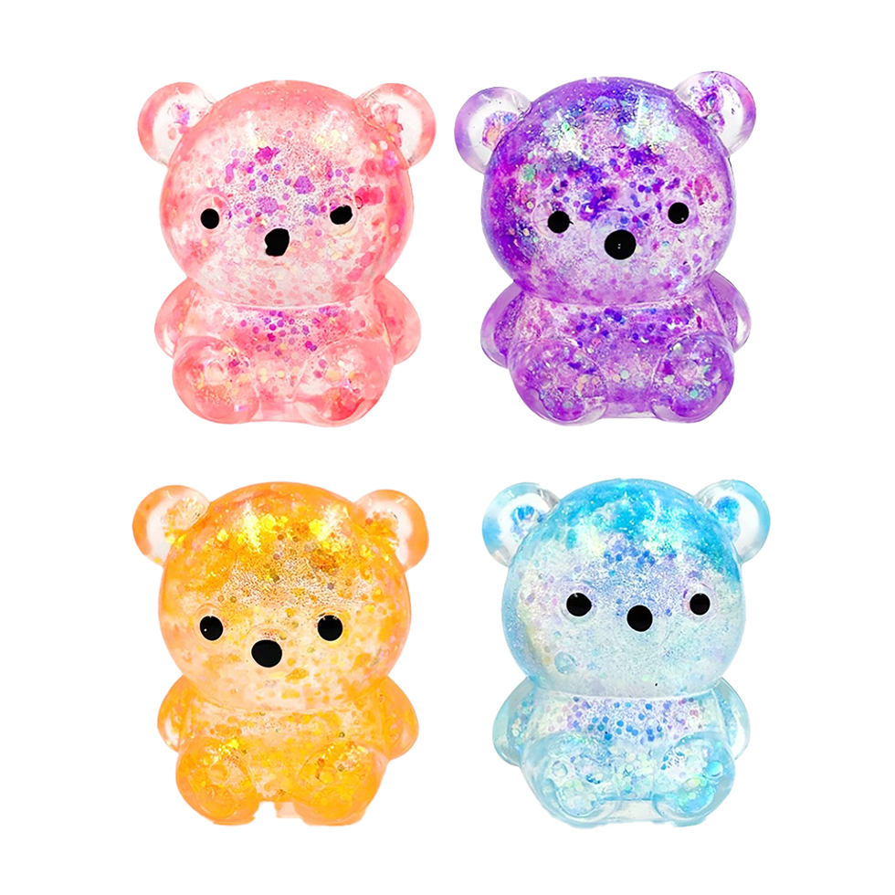 Squishy Glitter Teddy | Toys | Crackerjack