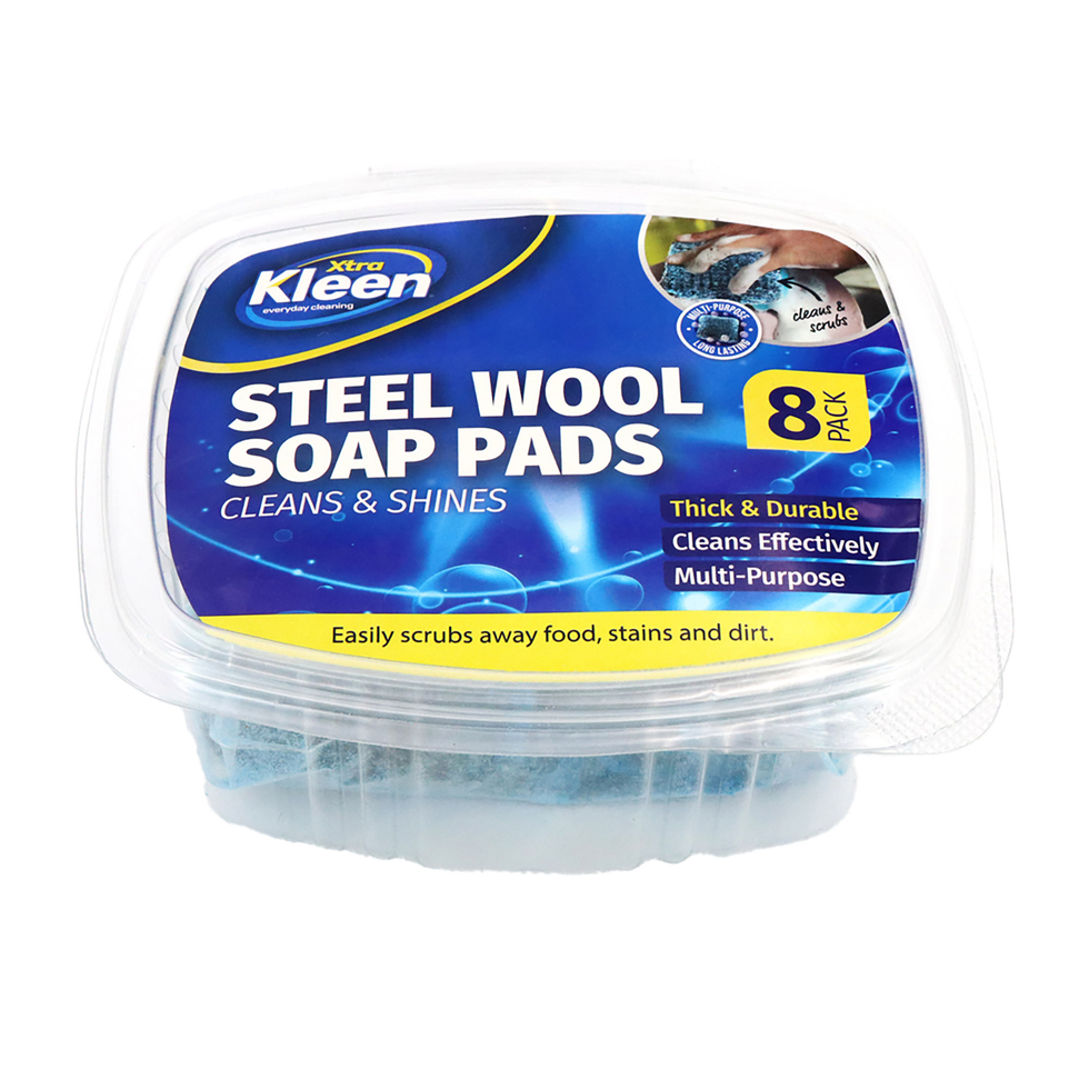 Extra Kleen Steel Wool Soap Pads 8pk | Household | Crackerjack