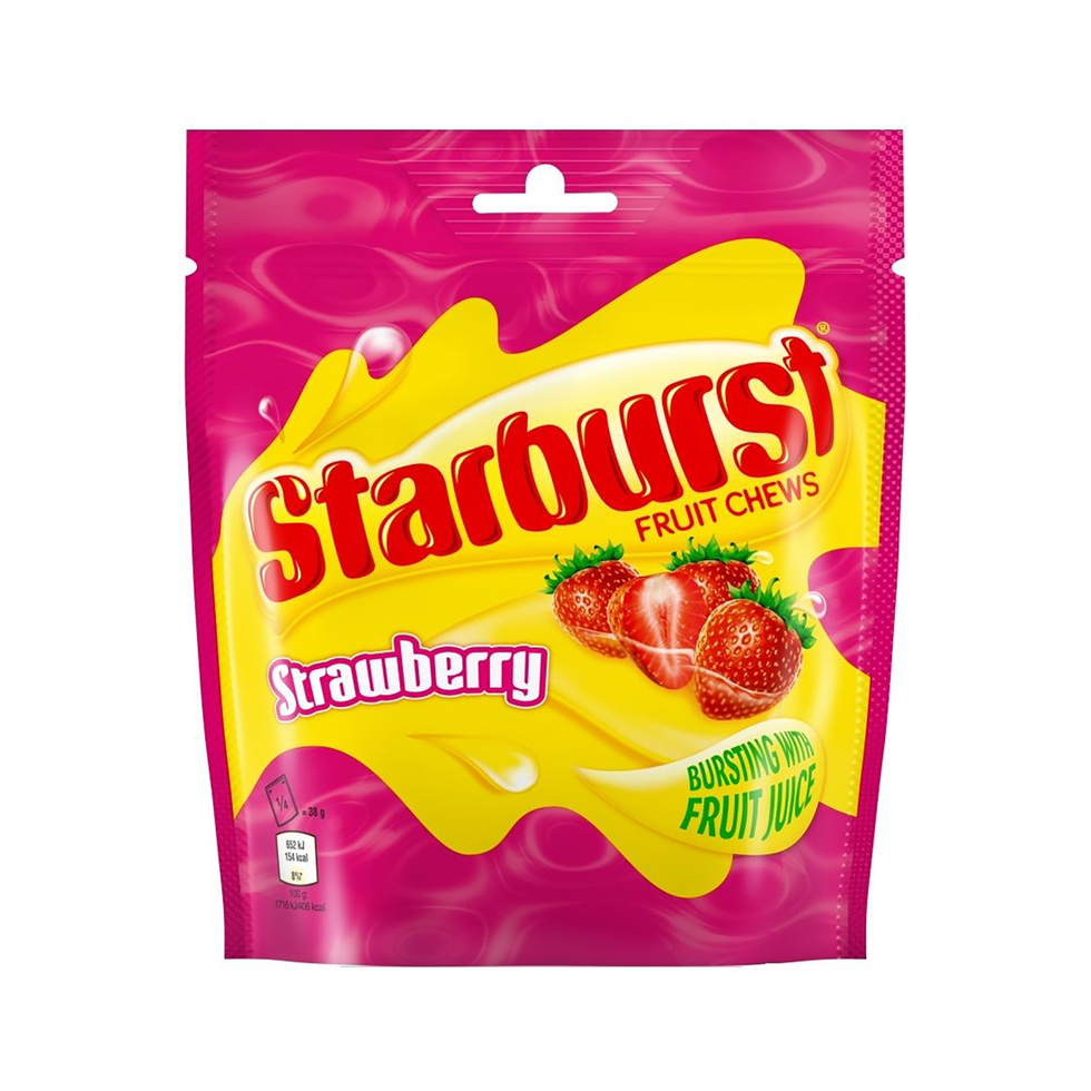 Starburst Fruit Chews Strawberry Pouch 138g | Confectionery