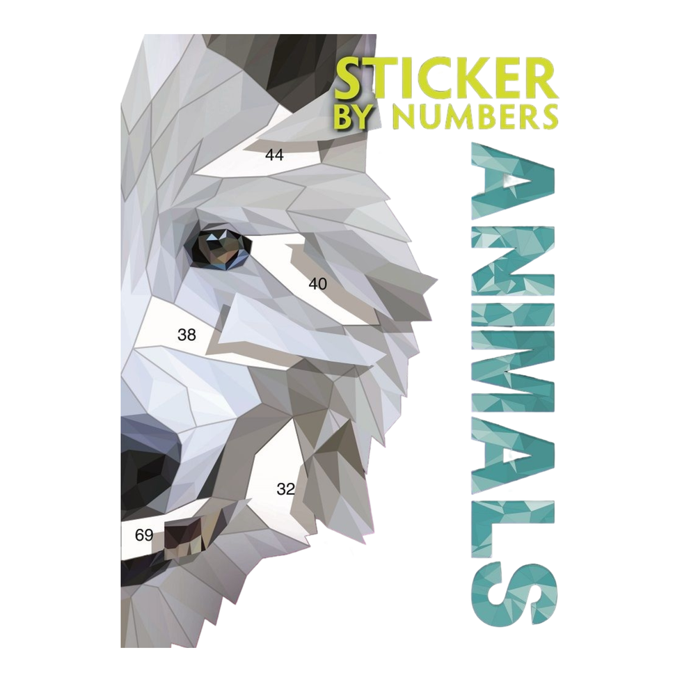 Sticker By Numbers Animals | Stationery, Party & Craft