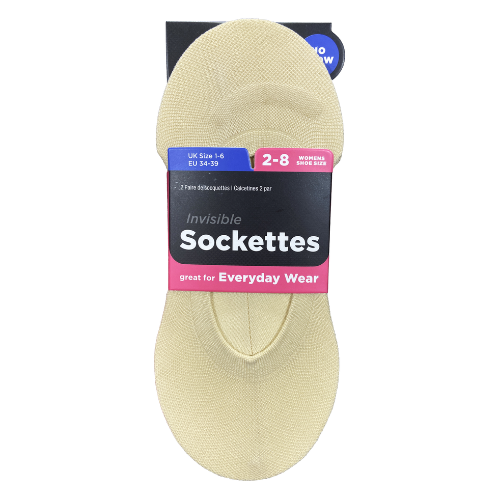 Stretch Sockettes Women 2pk Assorted | Clothing | Crackerjack