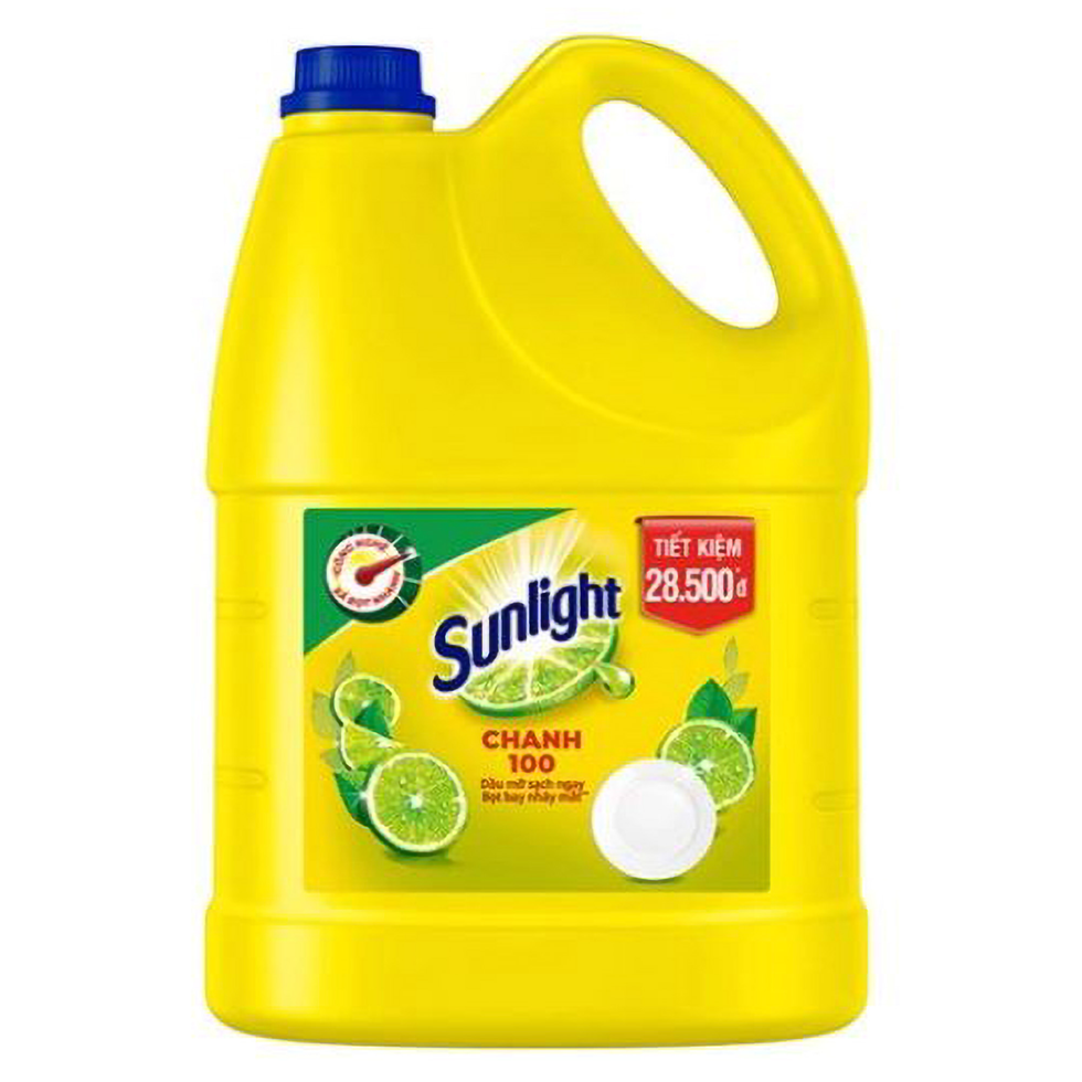 Sunlight Lemon Dishwashing Liquid 3.6kg | Household