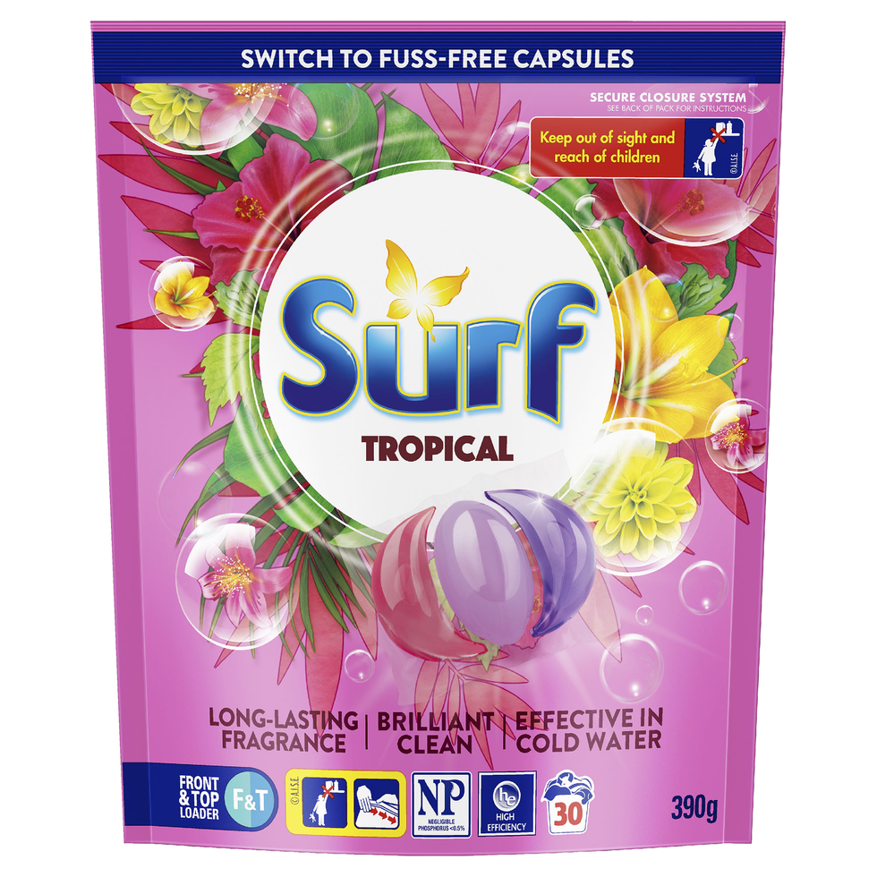 Surf Capsules Tropical 30pk | Household | Crackerjack