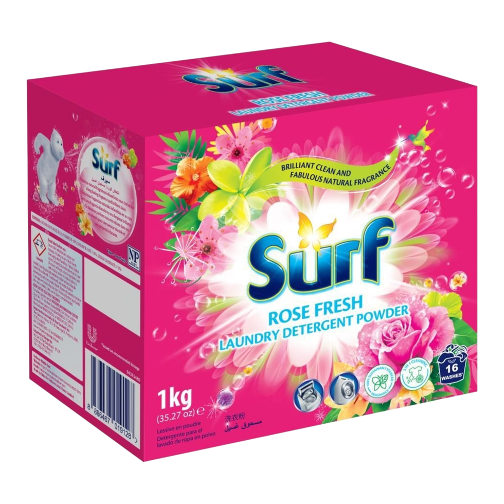Surf Laundry Detergent Powder Rose Fresh 1kg | Household