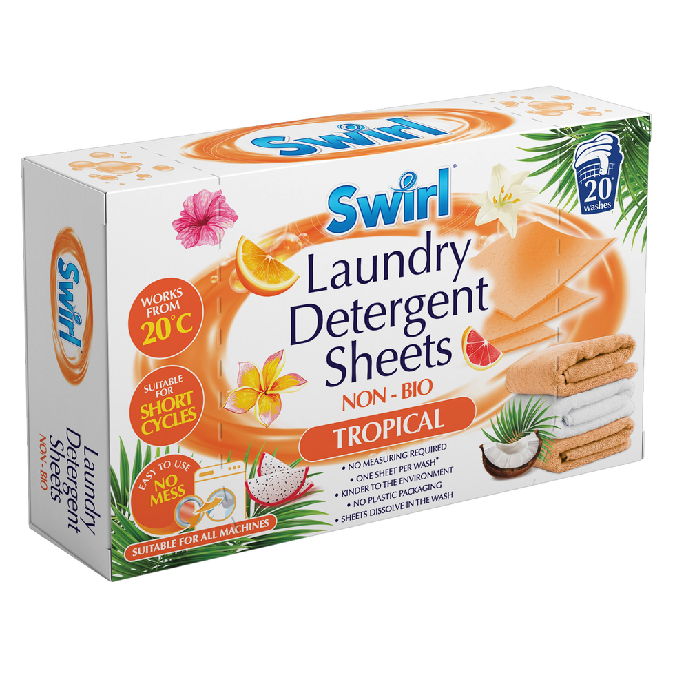 Swirl Laundry Detergent Sheets Tropical 20pk | Household