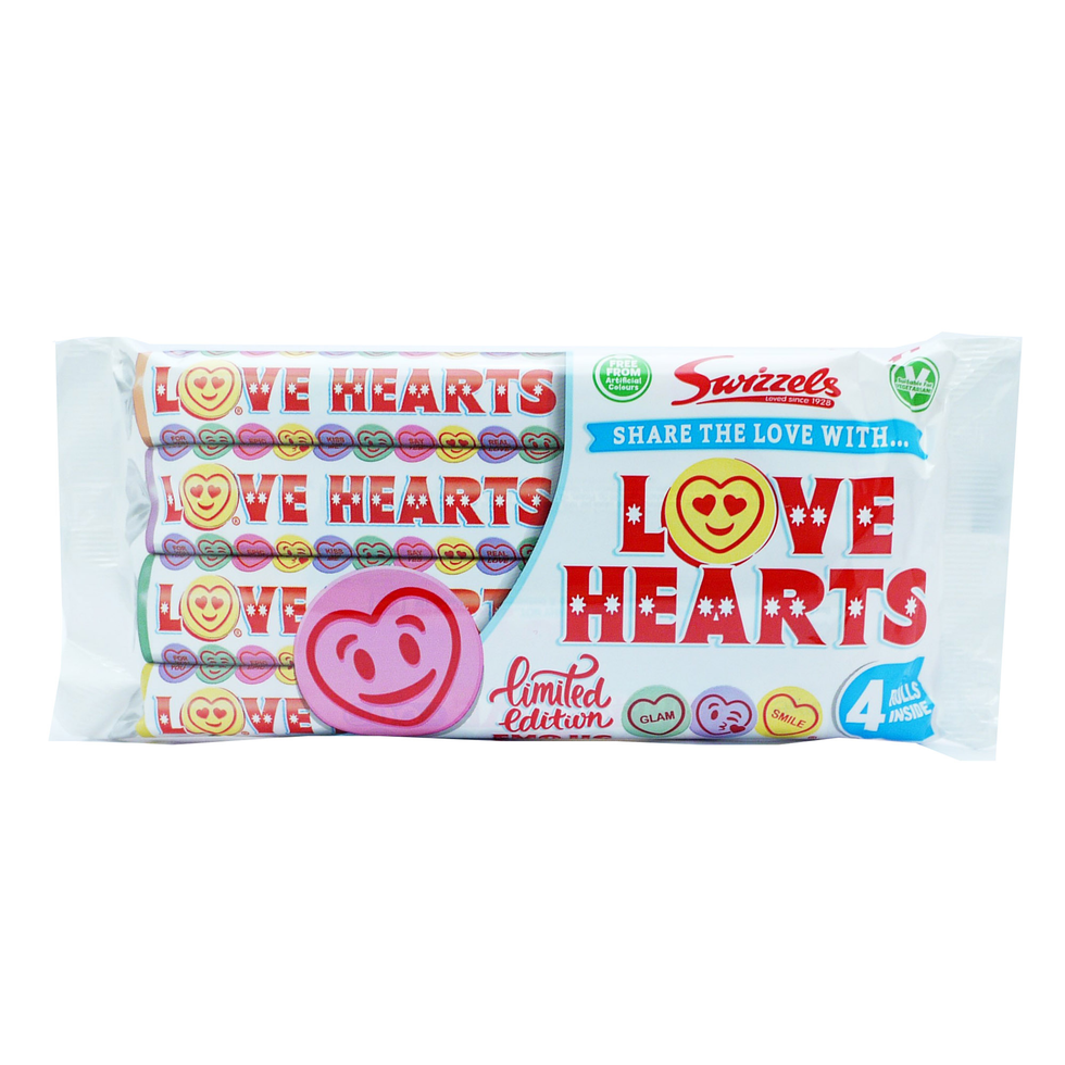Swizzels Giant Love Hearts Multipack 4pk | Confectionery