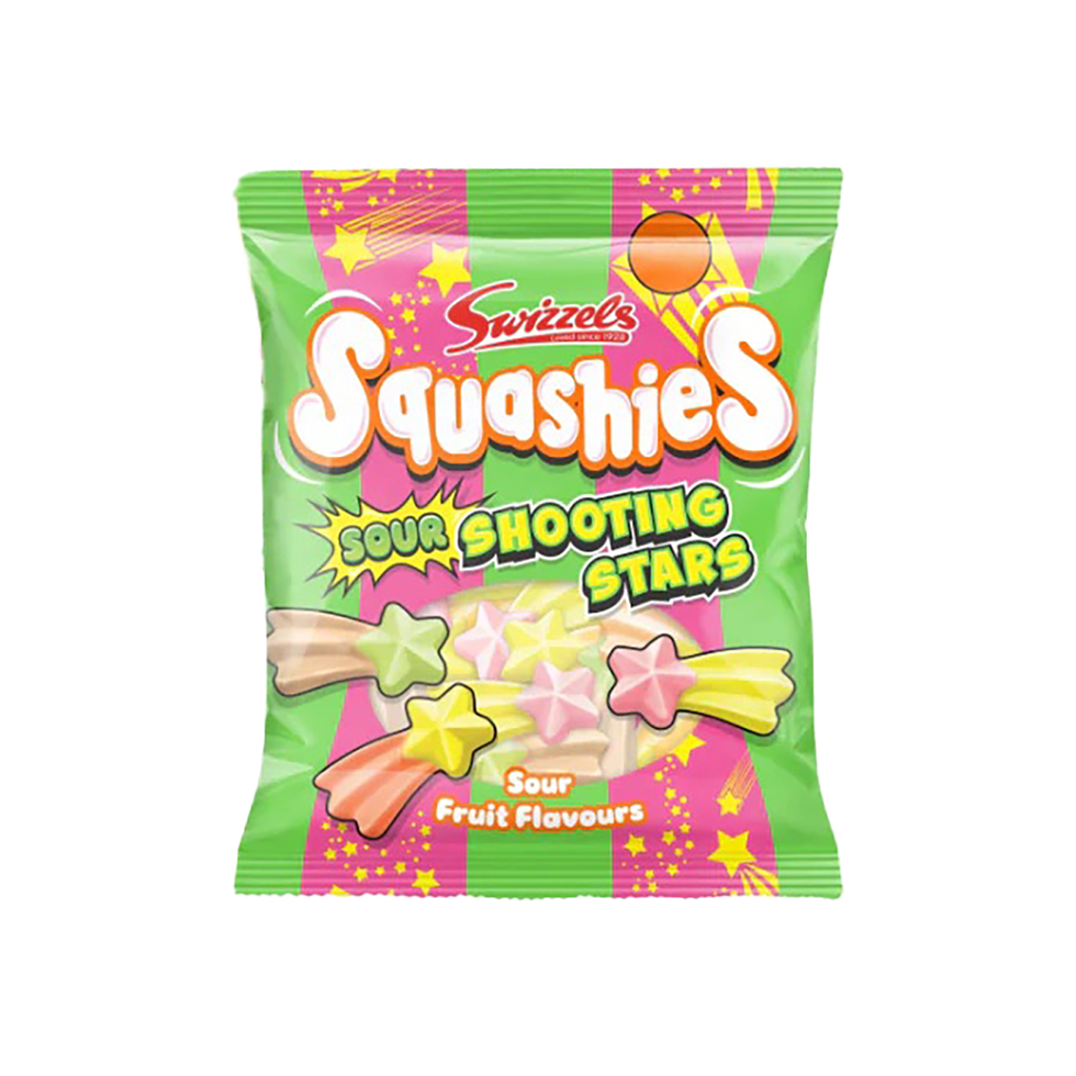 Swizzels Squashies Sour Shooting Stars 100g | Confectionery