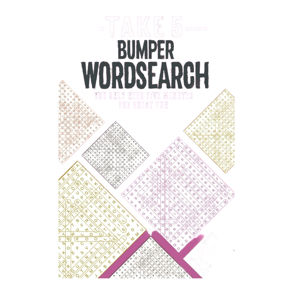 Take 5 Bumper Wordsearch | Stationery, Party & Craft