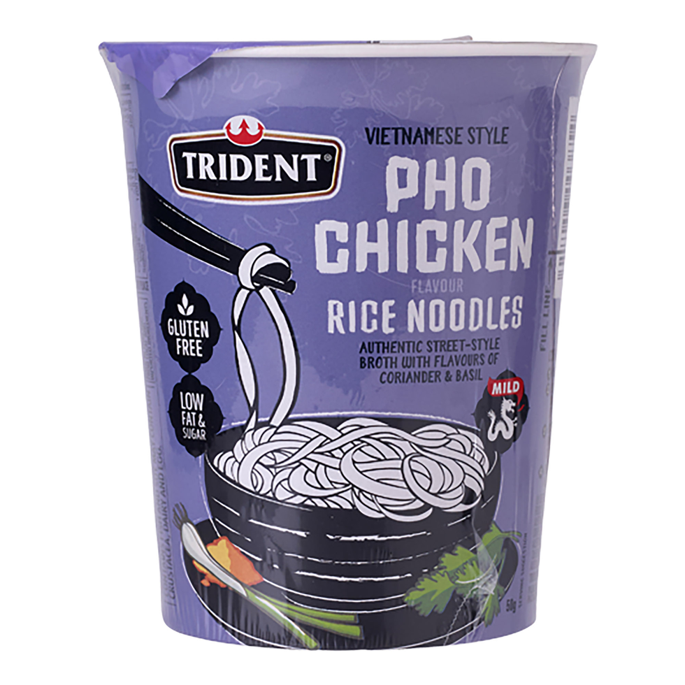 Trident Rice Noodle Cup Pho Chicken 50g | Grocery