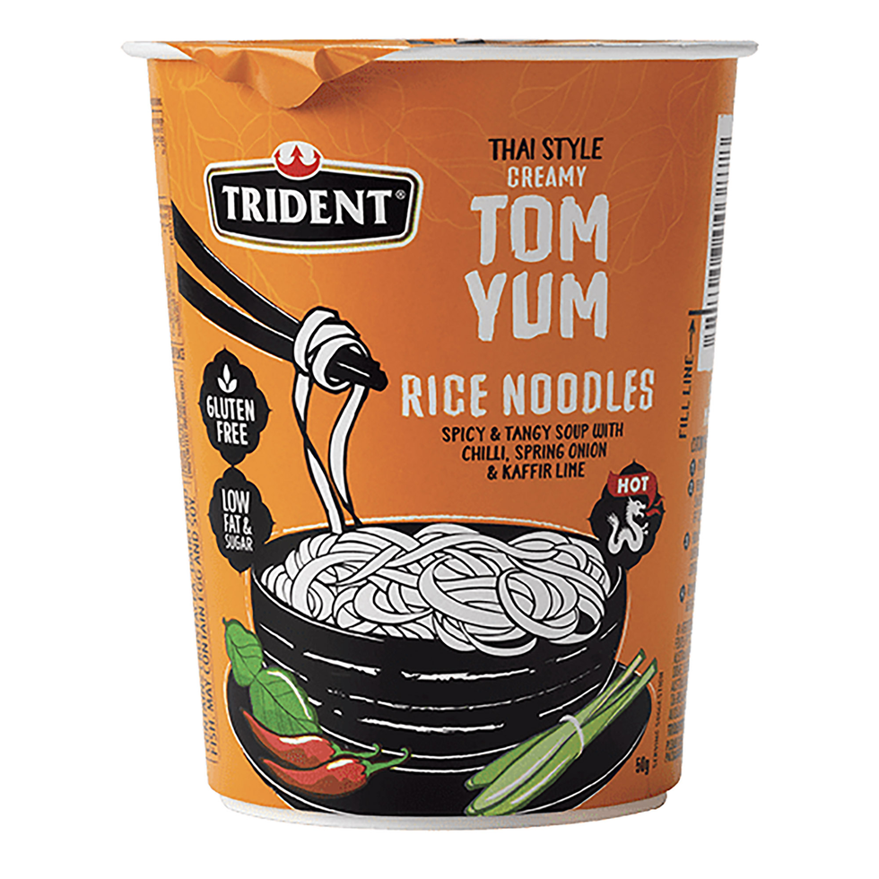Trident Rice Noodle Cup Tom Yum 50g | Grocery | Crackerjack