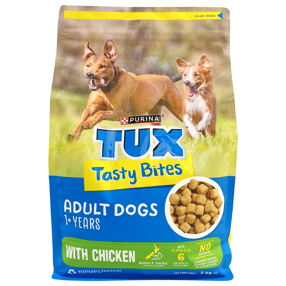 Tux Tasty Bites Dry Dog Food Chicken 3kg | Dogs | Product