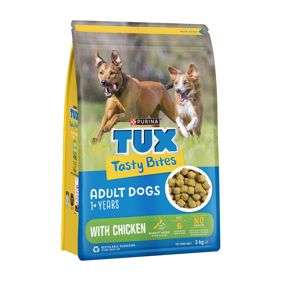 Tux Tasty Bites Dry Dog Food Chicken 3kg | Pet | Crackerjack