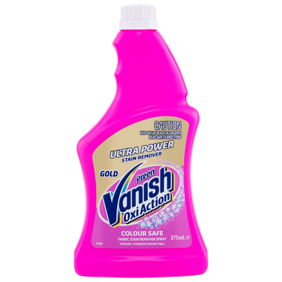 Vanish Preen Oxi Action Gold Ultra Power Stain Remover Refill 375ml ...