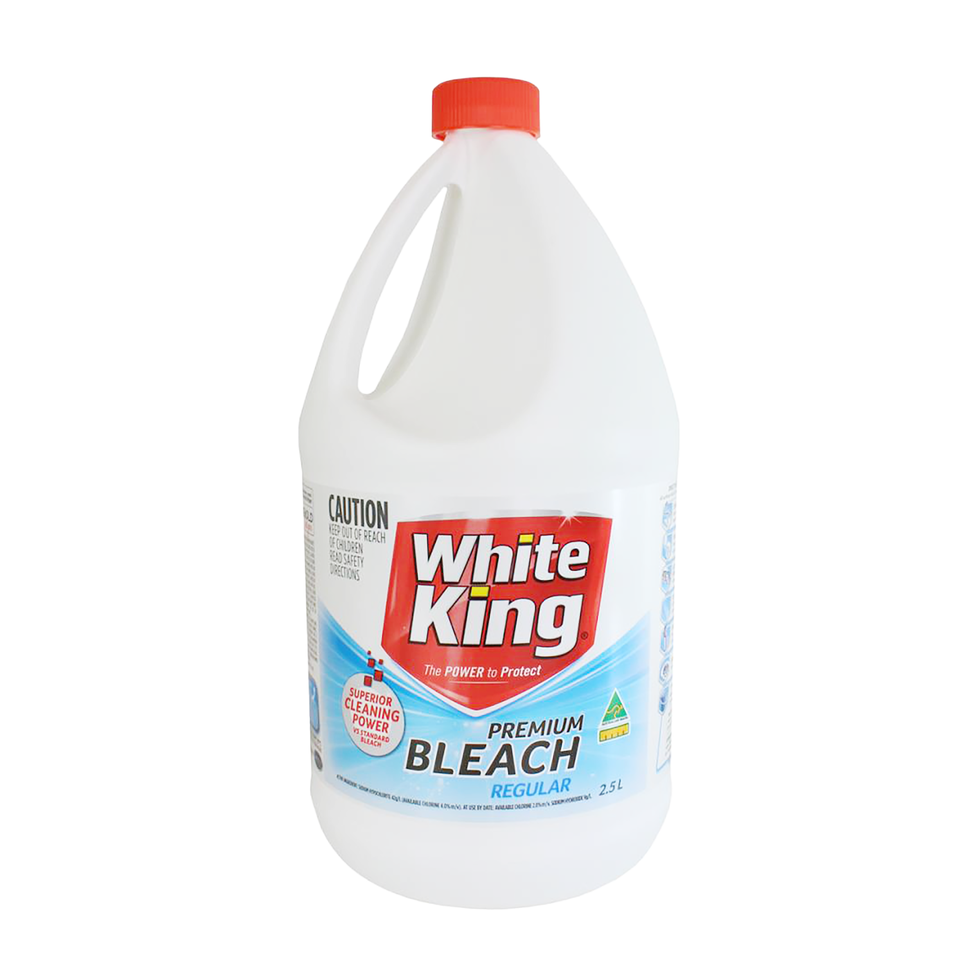 White King Premium Liquid Bleach Regular 2.5L | Household