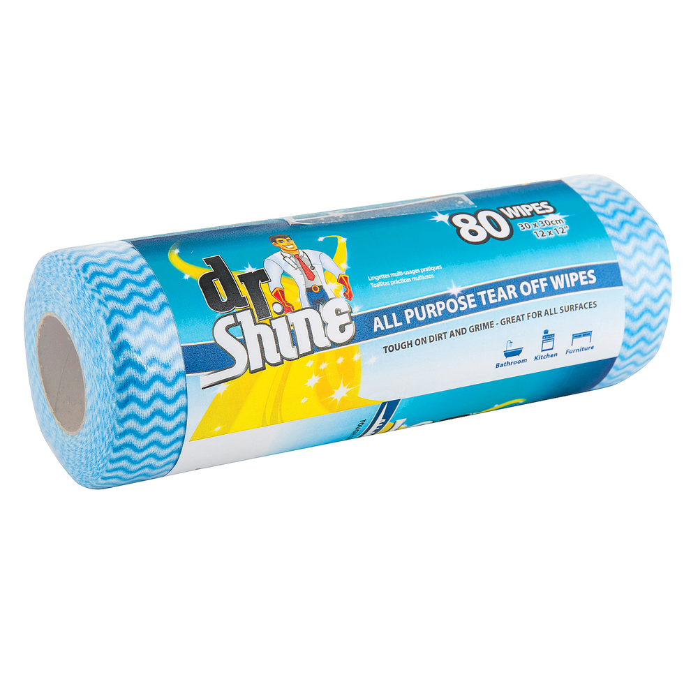 Wipes All Purpose Roll 30cm 80pk | Household | Crackerjack